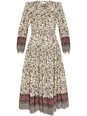 Ulla Johnson Mona Midi Dress - Neutrals