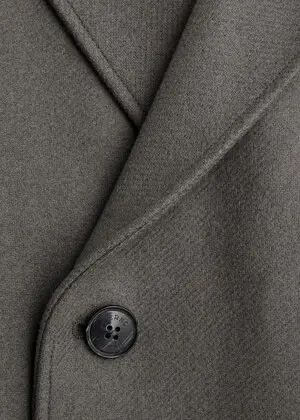 Herno Double-breasted Wool-blend Coat