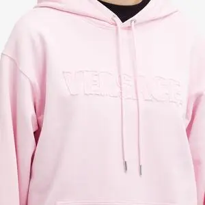 Versace Logo Hoodie - Pastle Pink