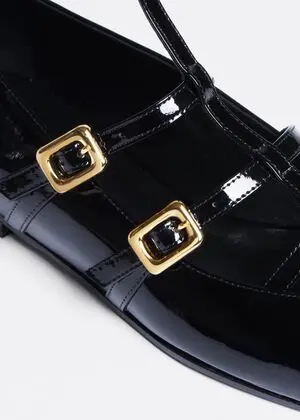 ME+EM Caged T-bar Ballerina Flat