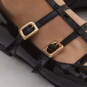 ME+EM Caged T-bar Ballerina Flat