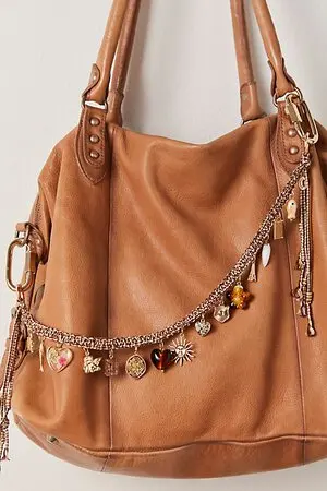 Free People Friendship Swag Bag Charm - Tigers Eye