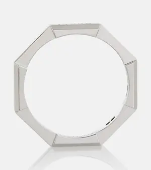 Gucci 18kt White Gold Link Ring