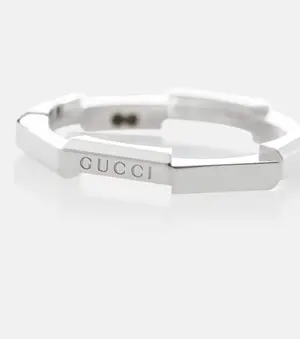 Gucci 18kt White Gold Link Ring