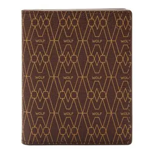 Wolf Signature Id Card Case - Brown