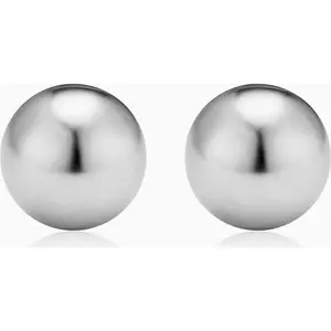ORADINA Sterling Ball Stud Earrings - Silver