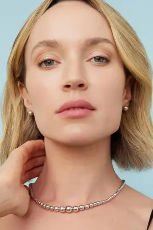 ORADINA Sterling Ball Stud Earrings