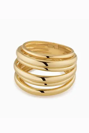 ORADINA 10k Serenity Stacked Ring