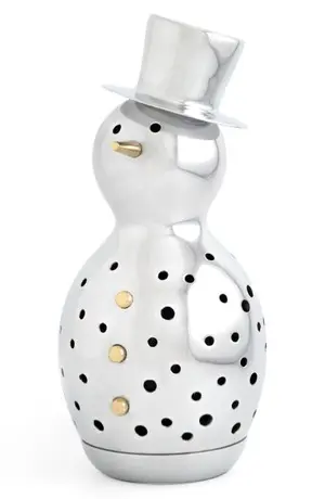 NAMBE Snowman Luminary - Silver