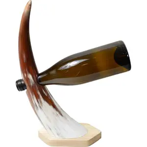 MAADILI COLLECTIVE Balanced Horn Wine Holder - Multi