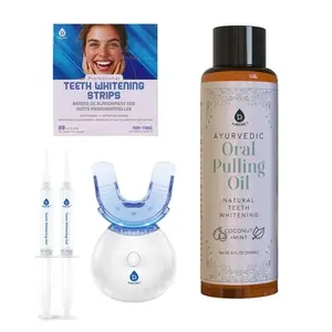 PURSONIC Advanced Teeth Whitening & Ayurvedic Oral Care Bundle - White