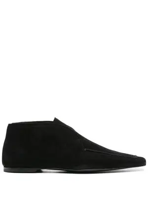 TOTEME Desert Ankle Boots - Black