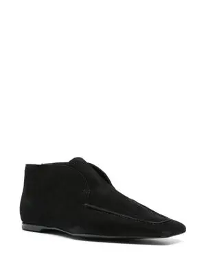 TOTEME Desert Ankle Boots - Black
