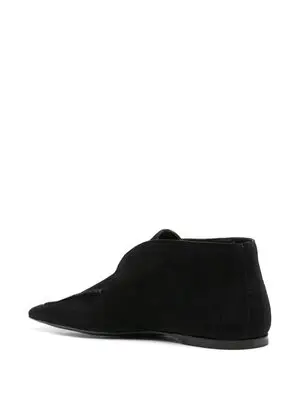 TOTEME Desert Ankle Boots - Black