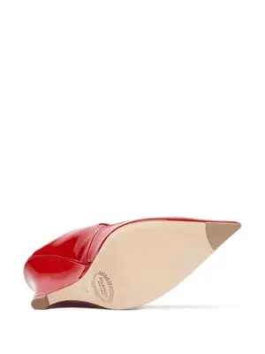 SCAROSSO 95mm Marta Ii Mules - Red