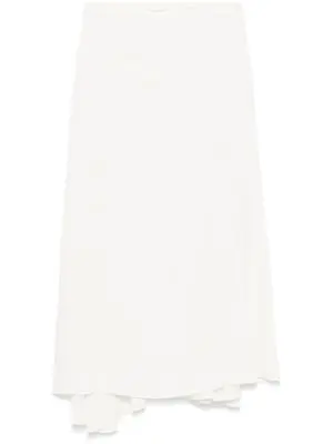 Victoria Beckham Panelled Skirt - White