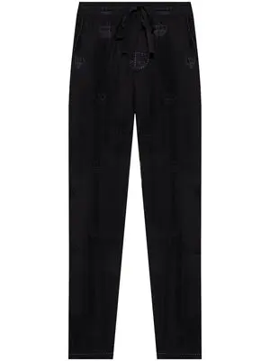 Dolce & Gabbana Drawstring Trousers - Black