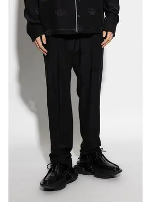 Dolce & Gabbana Drawstring Trousers - Black