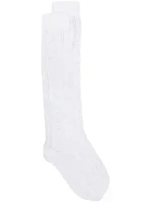 Valentino Garavani Cotton Socks - Neutrals