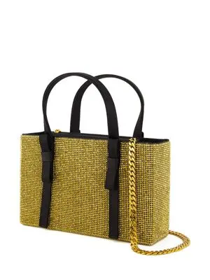 Kara Midi Bow Tote Bag - Gold