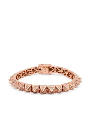 Eddie Borgo Pavé Pyramid Bracelet - Pink