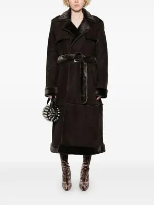 LUDOVIC DE SAINT SERNIN Deborah Shearling Coat