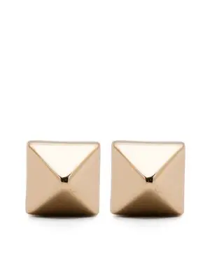 Eddie Borgo Pyramid Stud Earrings - Gold