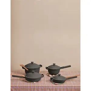 OUR PLACE Cookware Four-piece Aluminium Set - Char