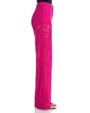 L'AGENCE Livvy Lace Straight Leg Trousers