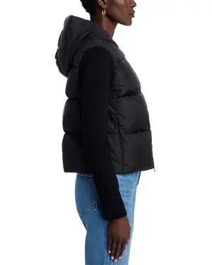 Canada Goose Hybridge Quilted Knit Hoody Jacket - Black