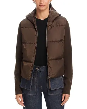 Women's Quilted Knit Hoodies