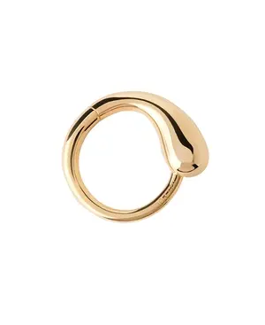 PDPAOLA Loop Single Hoop Earring - Gold