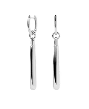 PDPAOLA Supreme Jupiter Single Hoop Earring - Silver