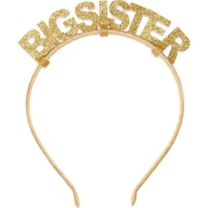 SWEET WINK Big Sister Headband - Gold