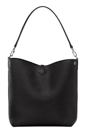 Longchamp Le Roseau Leather Hobo Bag