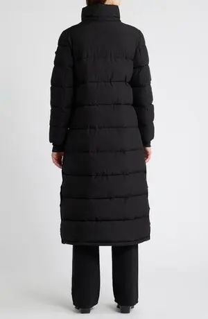 Bcbgmaxazria Long Puffer Coat - Black