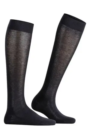 Falke Sensitive London Knee High Socks - Dark Navy