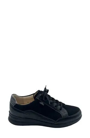 Finn Comfort Prato Sneaker - Black / Platinum