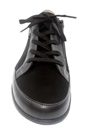Finn Comfort Prato Sneaker - Black / Platinum