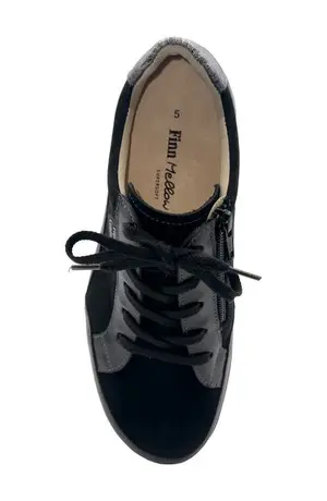 Finn Comfort Prato Sneaker - Black / Platinum