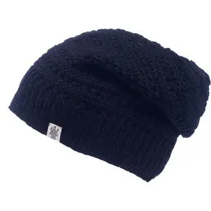 NIRVANNA DESIGNS Boho Slouch Beanie - Black