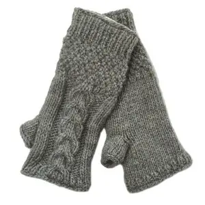 NIRVANNA DESIGNS Cable Handwarmers - Ash