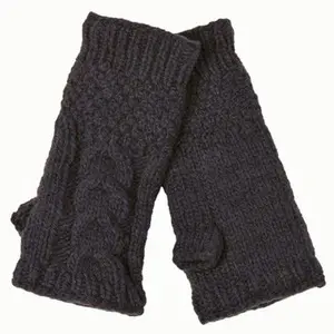 NIRVANNA DESIGNS Nirvana Designs Cable Handwarmers Navy