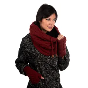 NIRVANNA DESIGNS Cable Handwarmers - Periwinkle