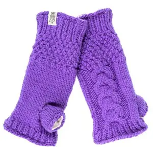 NIRVANNA DESIGNS Nirvana Designs Cable Handwarmers Ultra Violet