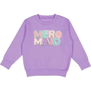 SWEET WINK Mermaid Patch Crewneck Sweatshirt