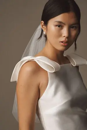 Bhldn Tulle Shoulder Bridal Veil