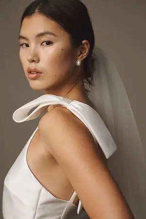 Bhldn Tulle Shoulder Bridal Veil