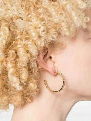 Eddie Borgo Pavé Pyramid Earrings - Gold