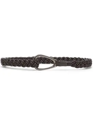 Brunello Cucinelli Braided Leather Belt
